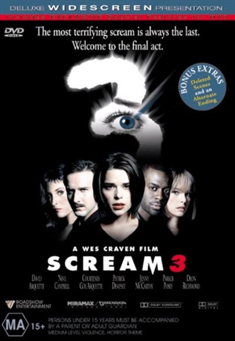 Scream 3 Horror, DVD | Sanity