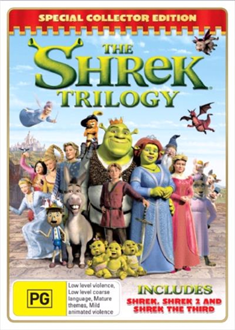 Buy Shrek Trilogy, The - Shrek / Shrek 2 / Shrek The Third DVD Online ...