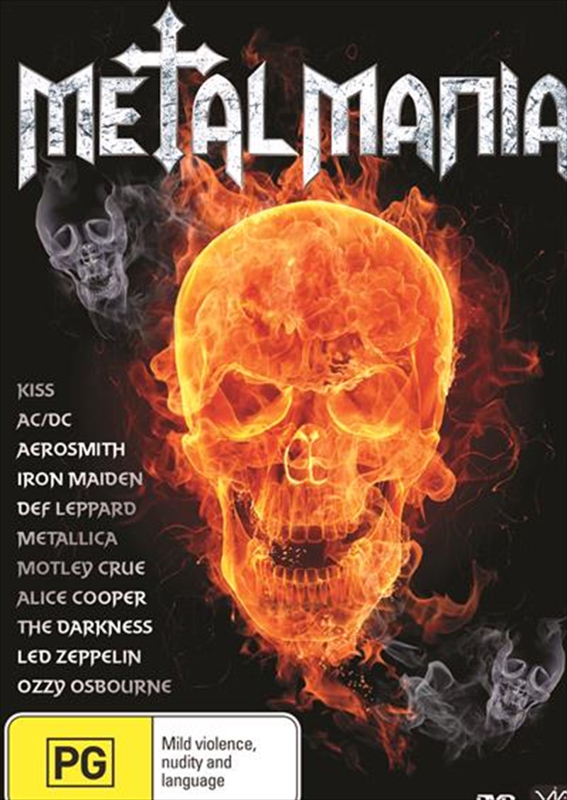 Buy Metal Mania on DVD | On Sale Now With Fast Shipping