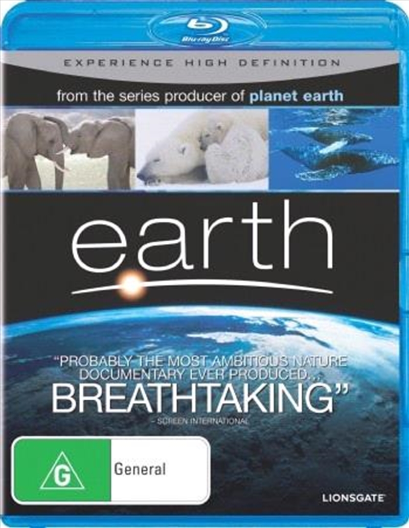 Buy Earth BLU-RAY Online | Sanity