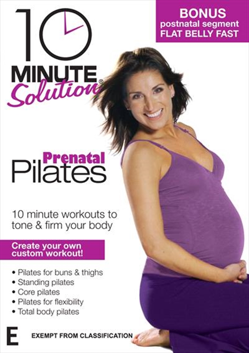 Buy 10 Minute Solution: Prenatal Pilates on DVD | On Sale Now With Fast ...