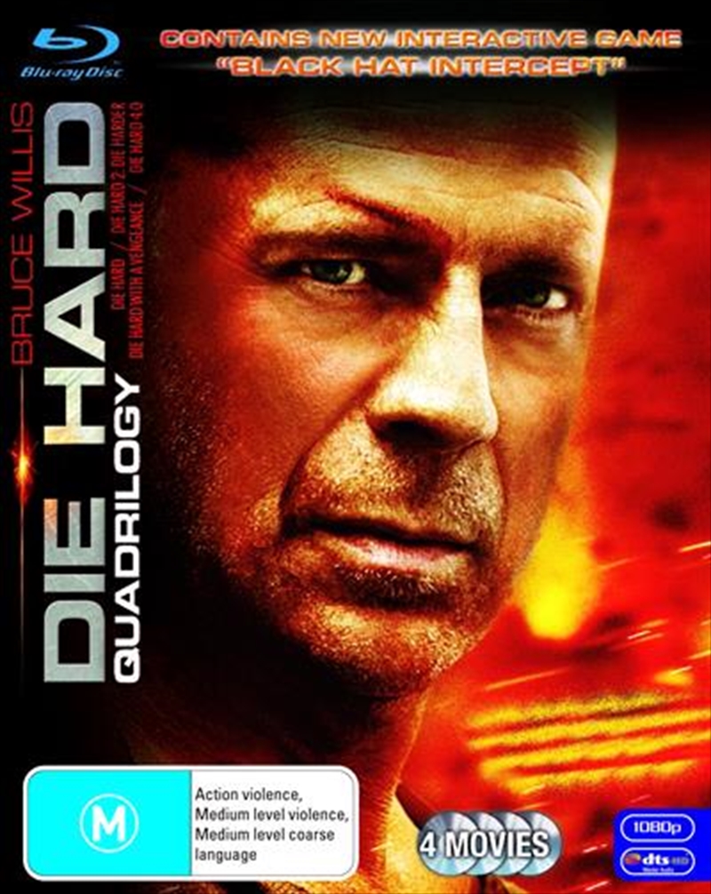 Buy Die Hard Quadrilogy Boxset - Bonus Game BLU-RAY Online | Sanity