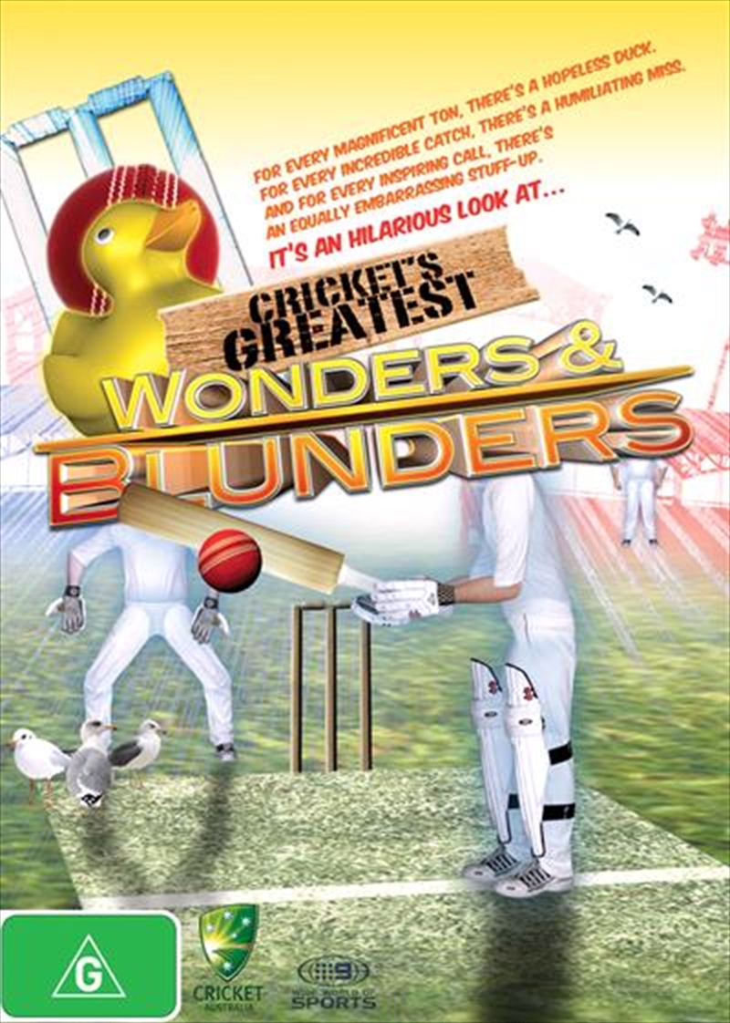 Buy Cricket's Greatest Blunders and Wonders DVD Online | Sanity