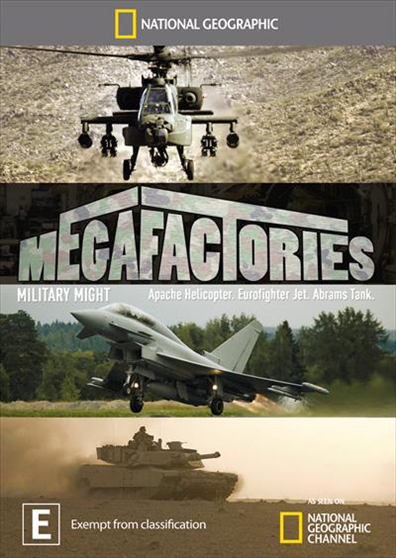 National Geographic - Megafactories - Military Might DVD | Sanity