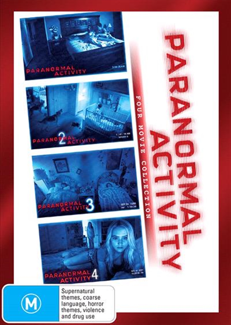 Buy Paranormal Activity 1-4 Boxset DVD Online | Sanity