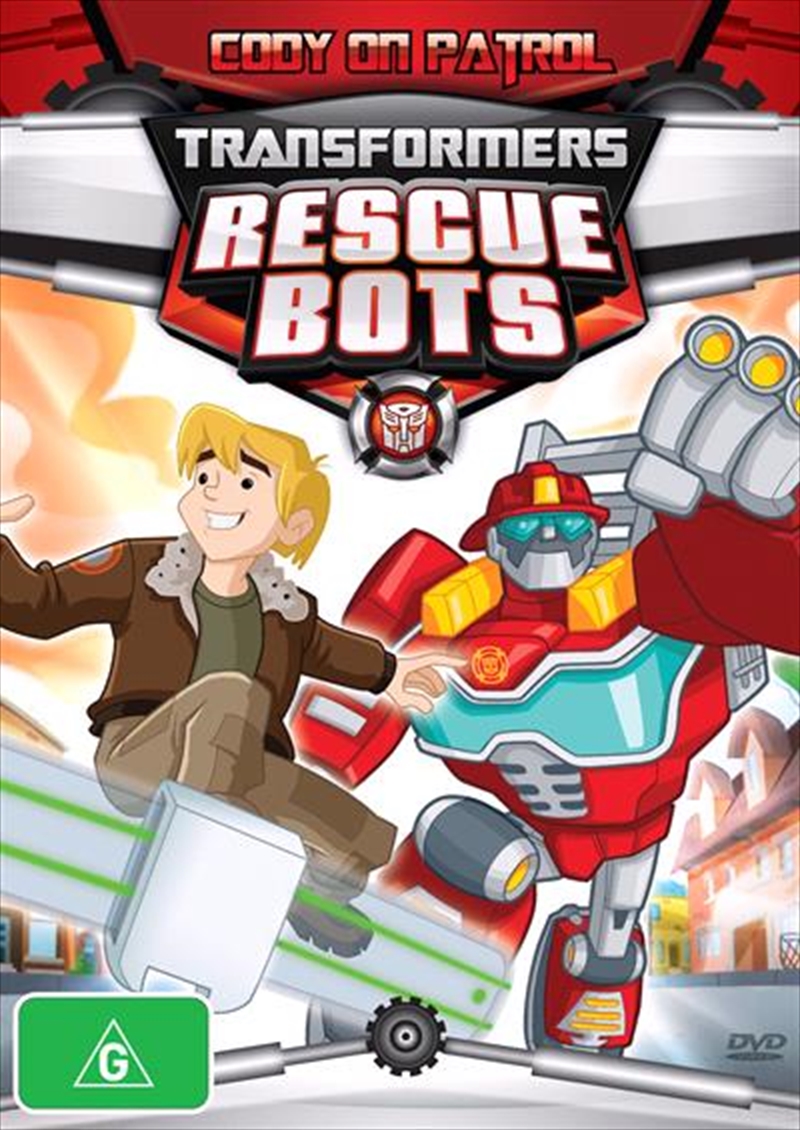 Buy Transformers Rescue Bots Cody On Patrol on DVD | Sanity