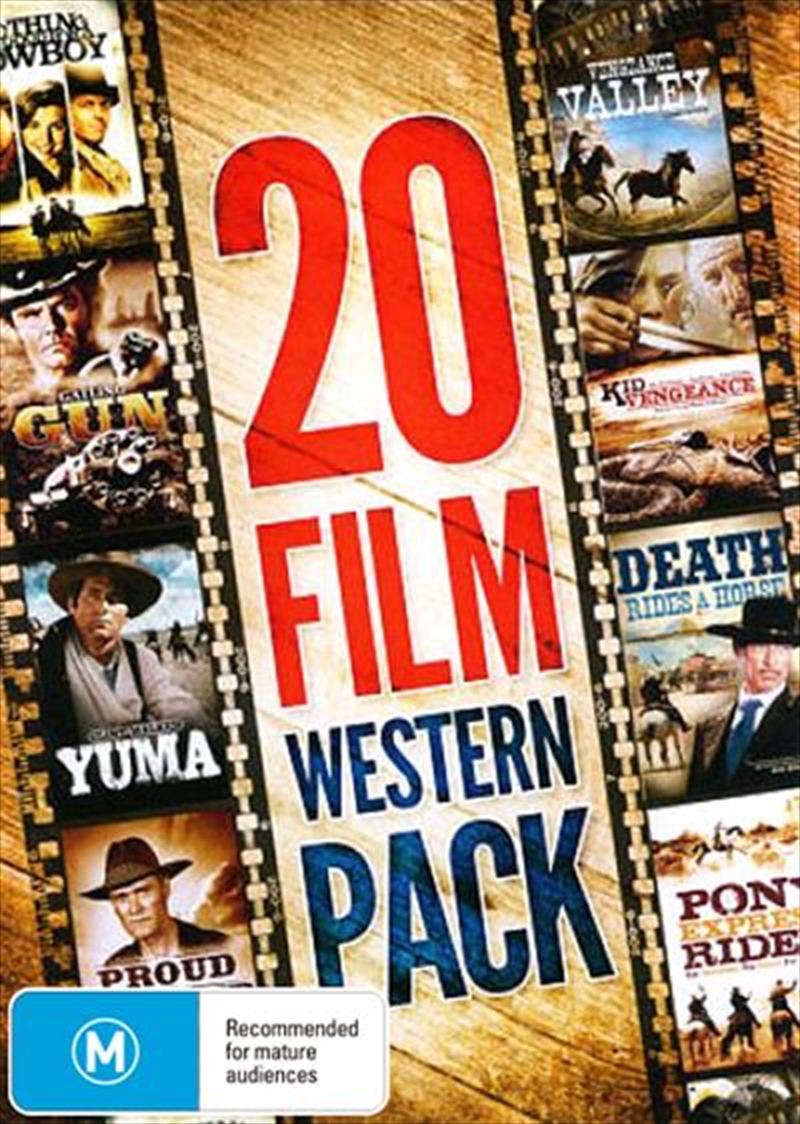 Buy 20 Film Western Pack | Boxset on DVD | Sanity