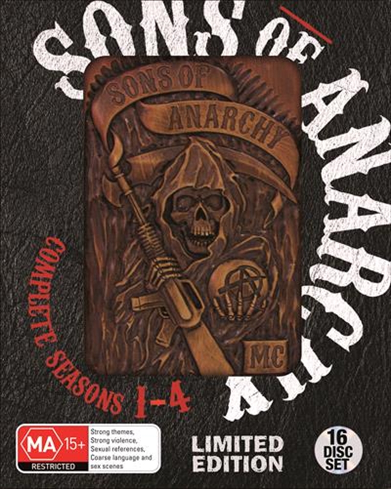 Buy Sons Of Anarchy - Season 1-4 - Limited Edition Boxset - Carved Cigar Box DVD Online | Sanity