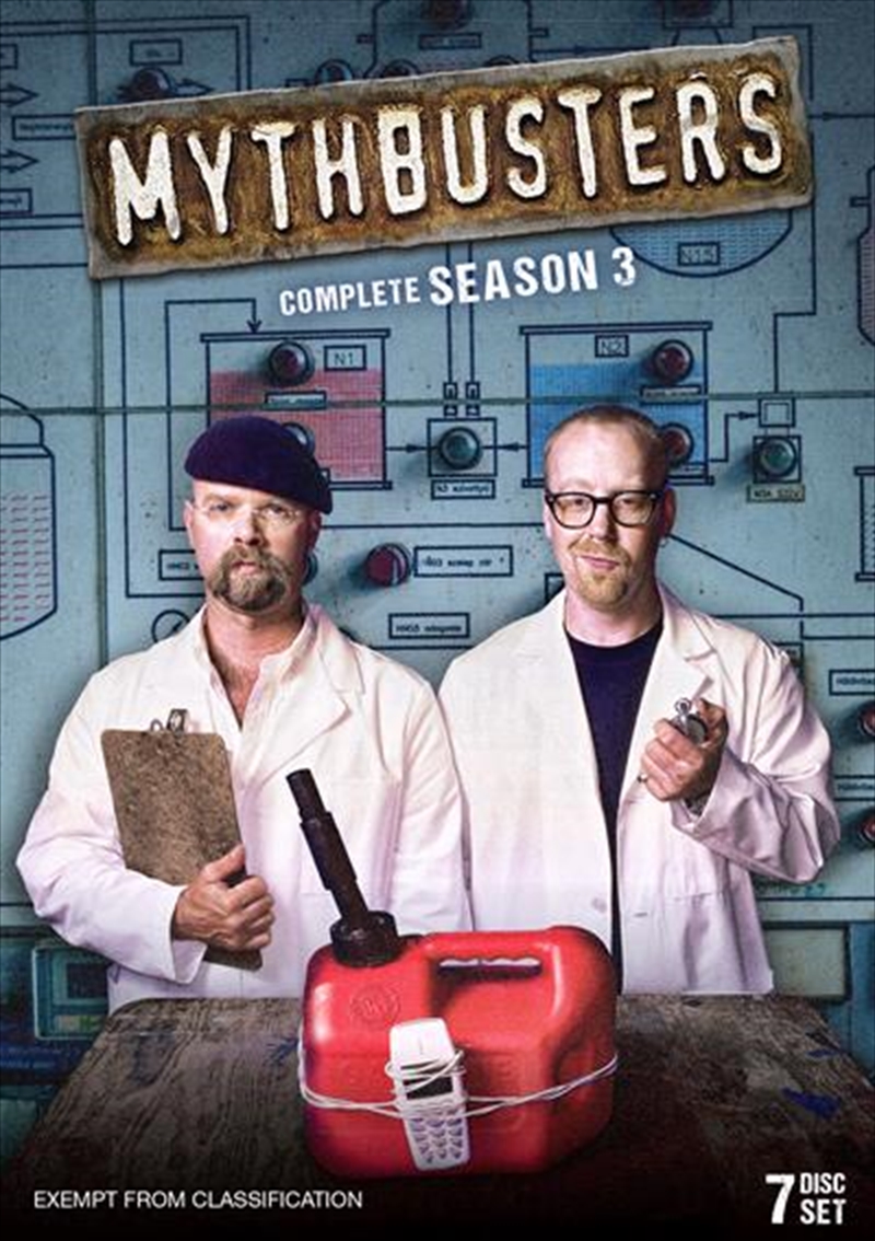 Mythbusters - Season 03 Discovery Channel, DVD | Sanity