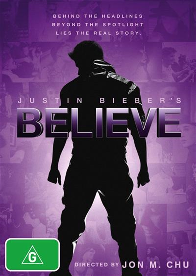 Buy Justin Bieber's Believe on DVD | Sanity