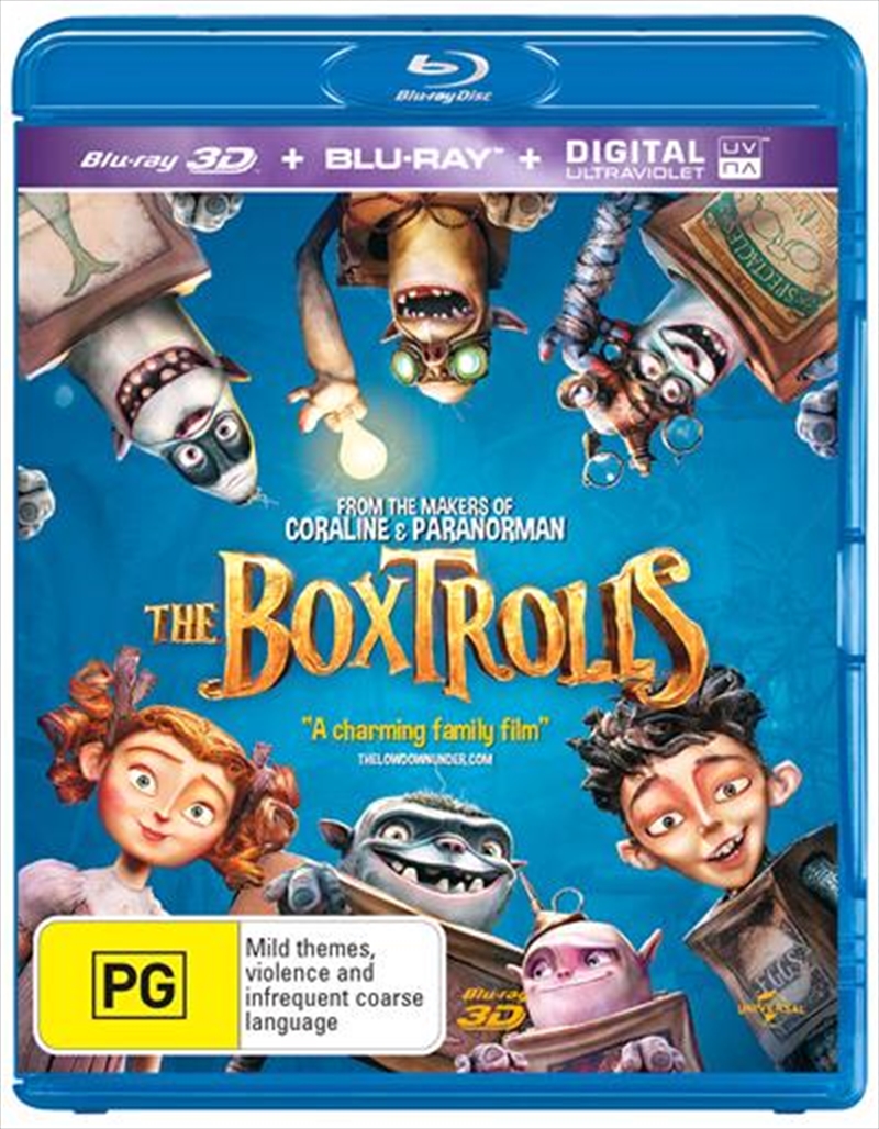 Buy Boxtrolls 3D + 2D Blu-ray + UV, The BLU-RAY 3D Online | Sanity