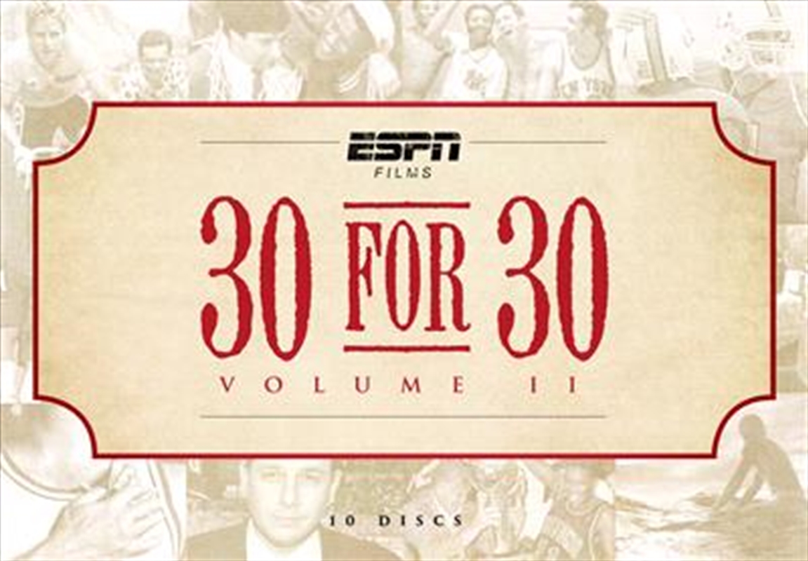 Buy ESPN - 30 For 30 - Vol 2 | Collector's Gift Set Online | Sanity