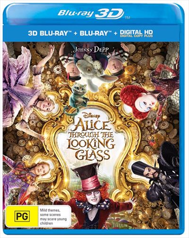 Buy Alice Through The Looking Glass 3D + 2D Blu-ray + Digital Copy BLU ...