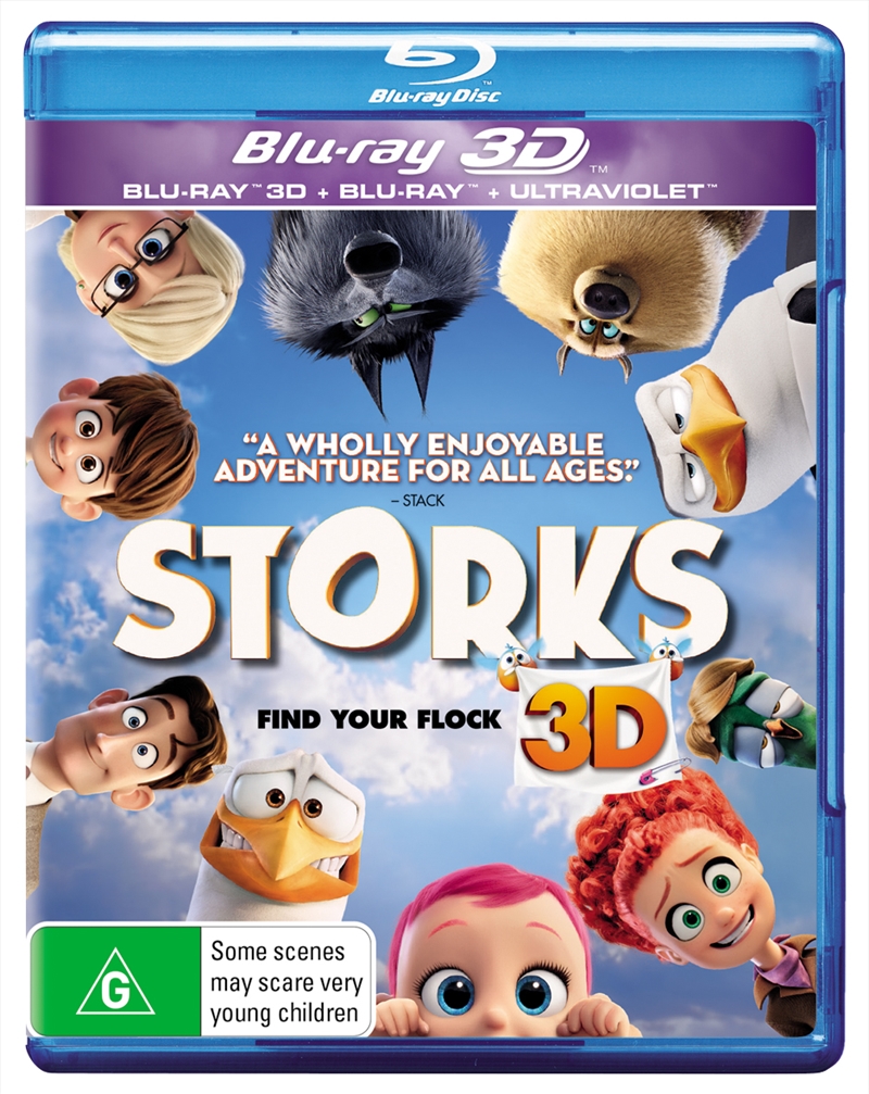 Buy Storks on 3D Bluray | Sanity