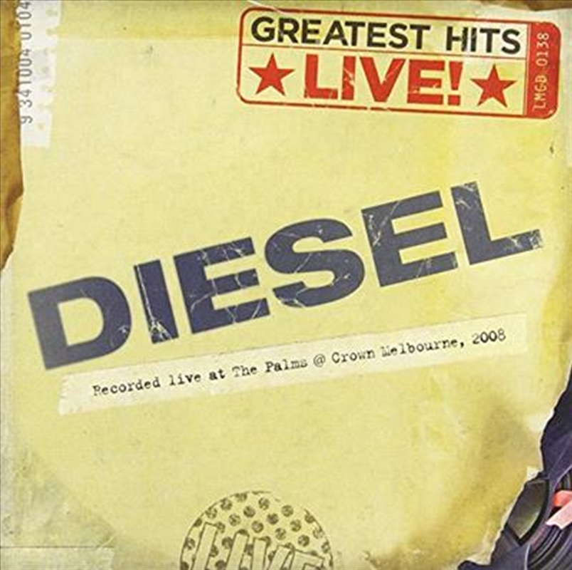 Buy Diesel Greatest Hits Live CD | Sanity Online