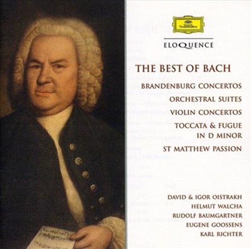 Buy Oistrakh / Richter / Walcha / Goossens Best Of Bach CD | Sanity