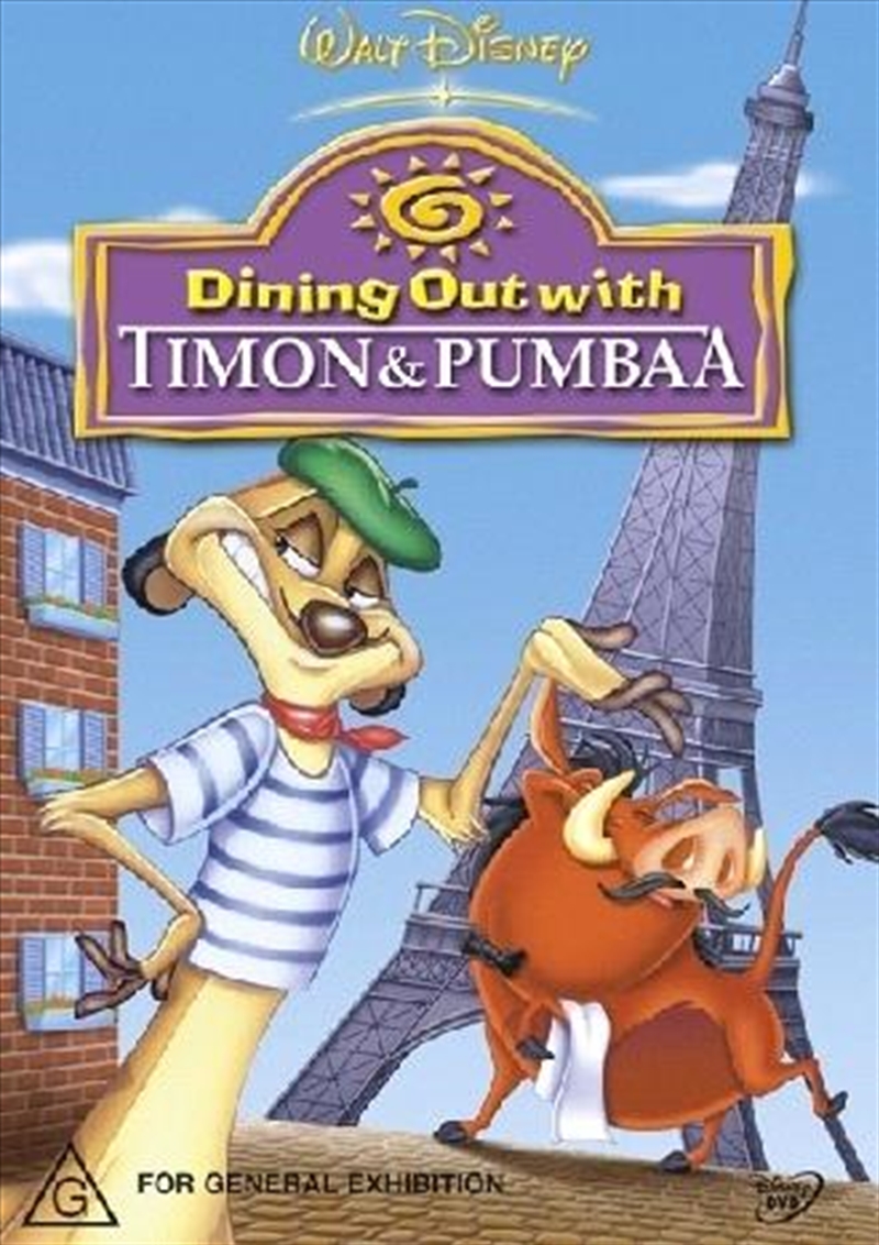 Buy Dining Out With Timon And Pumbaa on DVD | On Sale Now With Fast ...