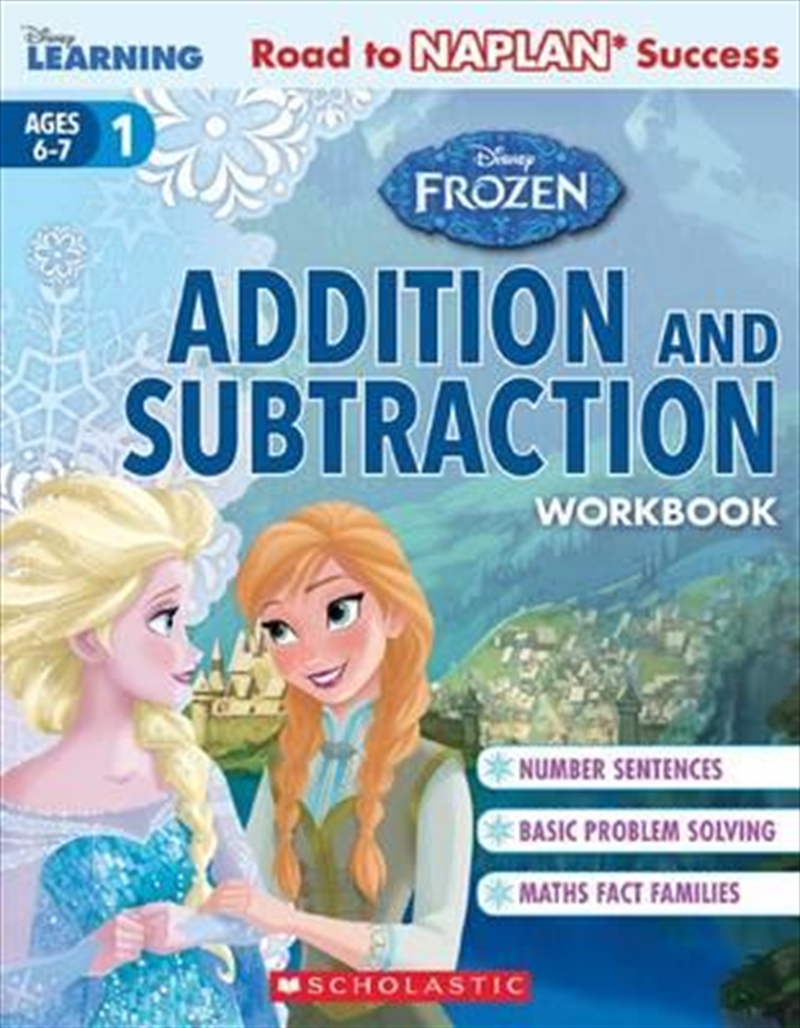 Buy Disney Learning Workbook: Frozen Level 1 Addition and Subtraction ...