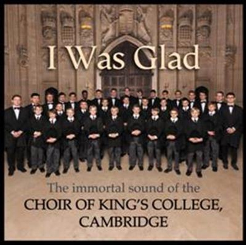 Buy I Was Glad The Immortal Sound | Sanity Online