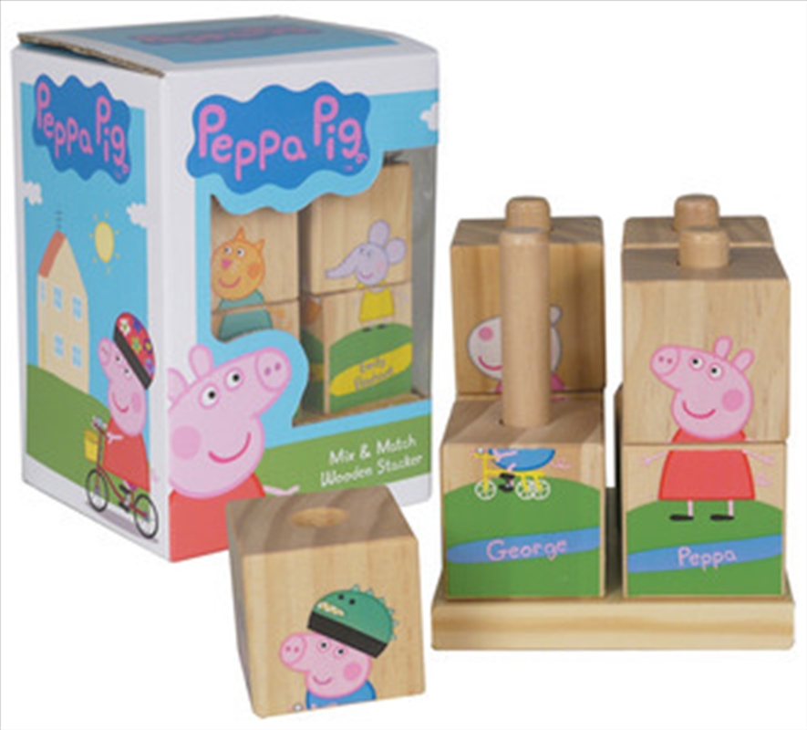 Buy Peppa Pig: Wooden Stacker Online | Sanity
