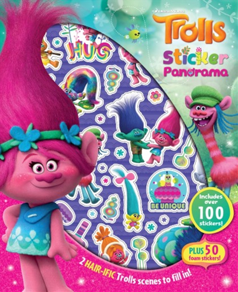 Buy Trolls Sticker Panorama on Book | Sanity