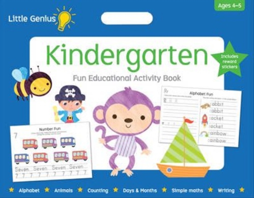 Buy Various Little Genius Mega Pad Kindergarten Paperback Book | Sanity