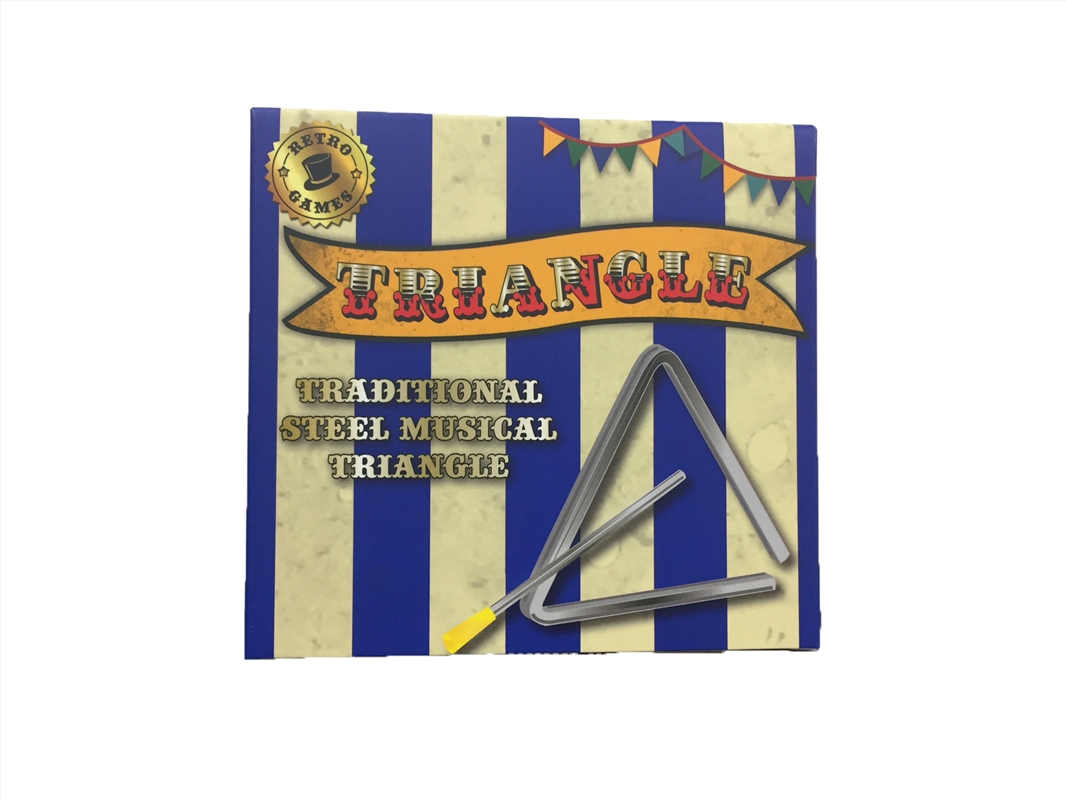 Buy Triangle Blue/White Stripe on Toy | Sanity