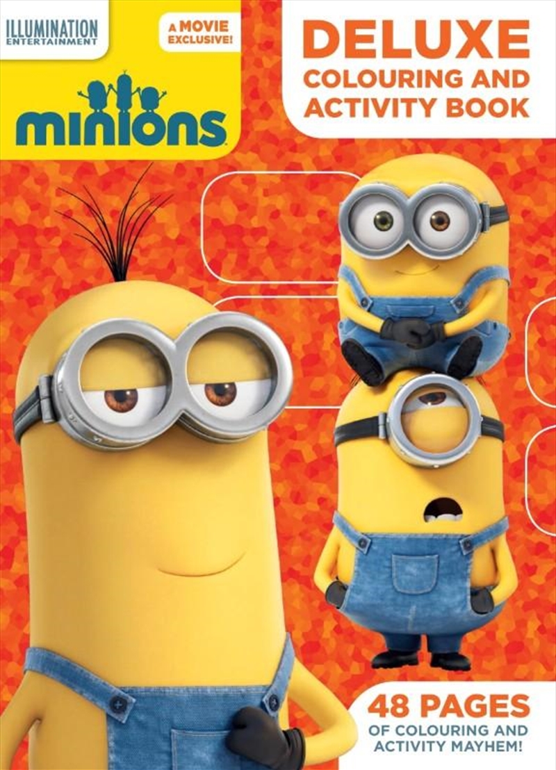 Buy Minions: Deluxe Colouring and Activity Book on Book | Sanity
