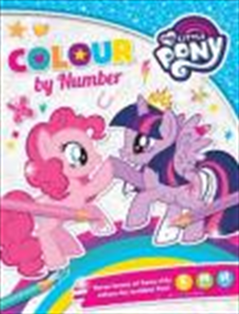 Order My Little Pony Colour By Number Paperback Book | Sanity