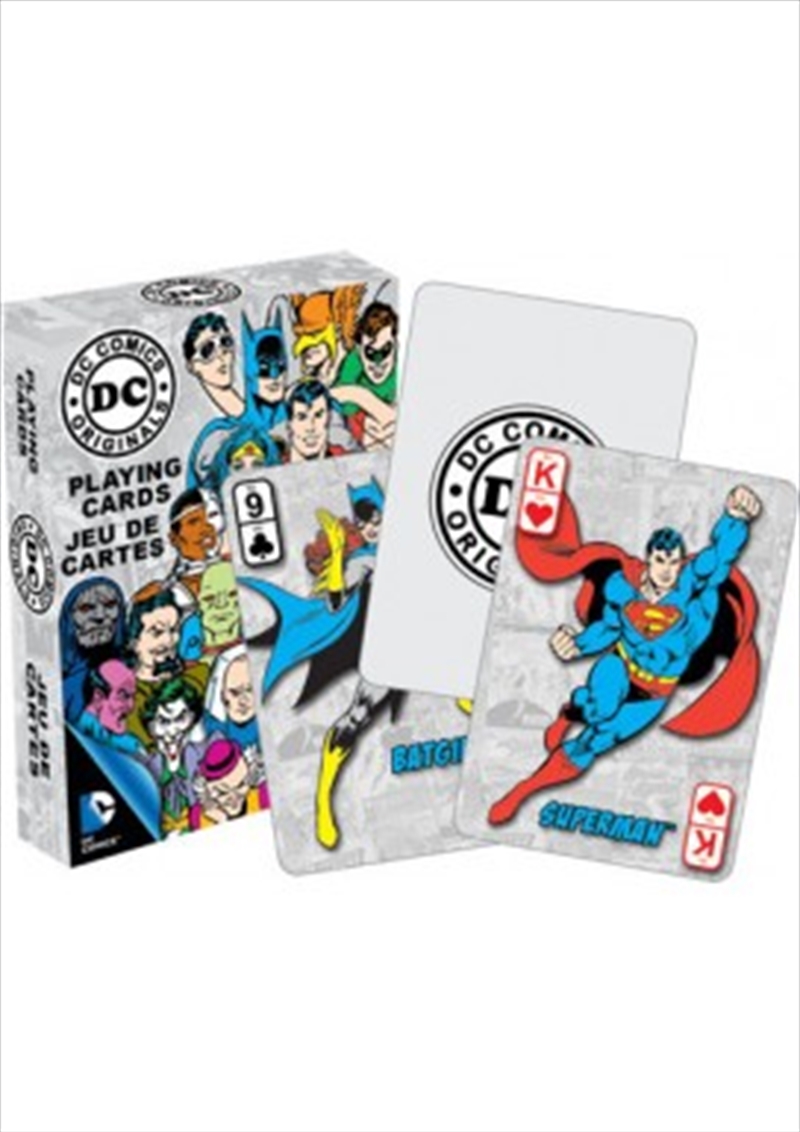 Buy DC Comics Retro Playing Cards Online | Sanity