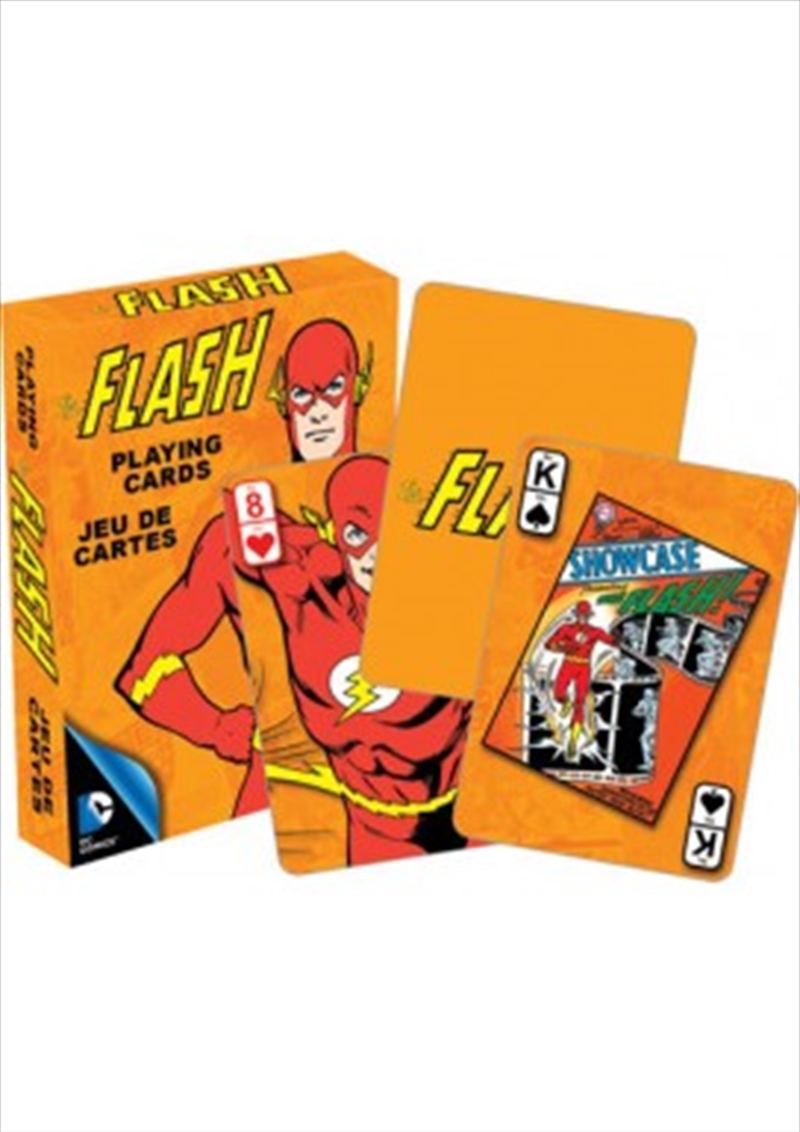 Buy DC Comics Retro The Flash Playing Cards Online | Sanity