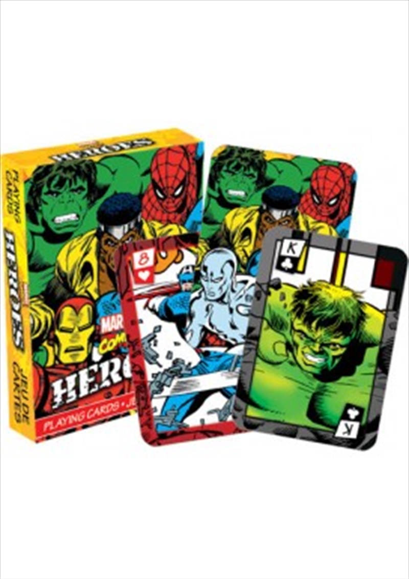 Buy Marvel - Heroes Comics Playing Cards Online | Sanity