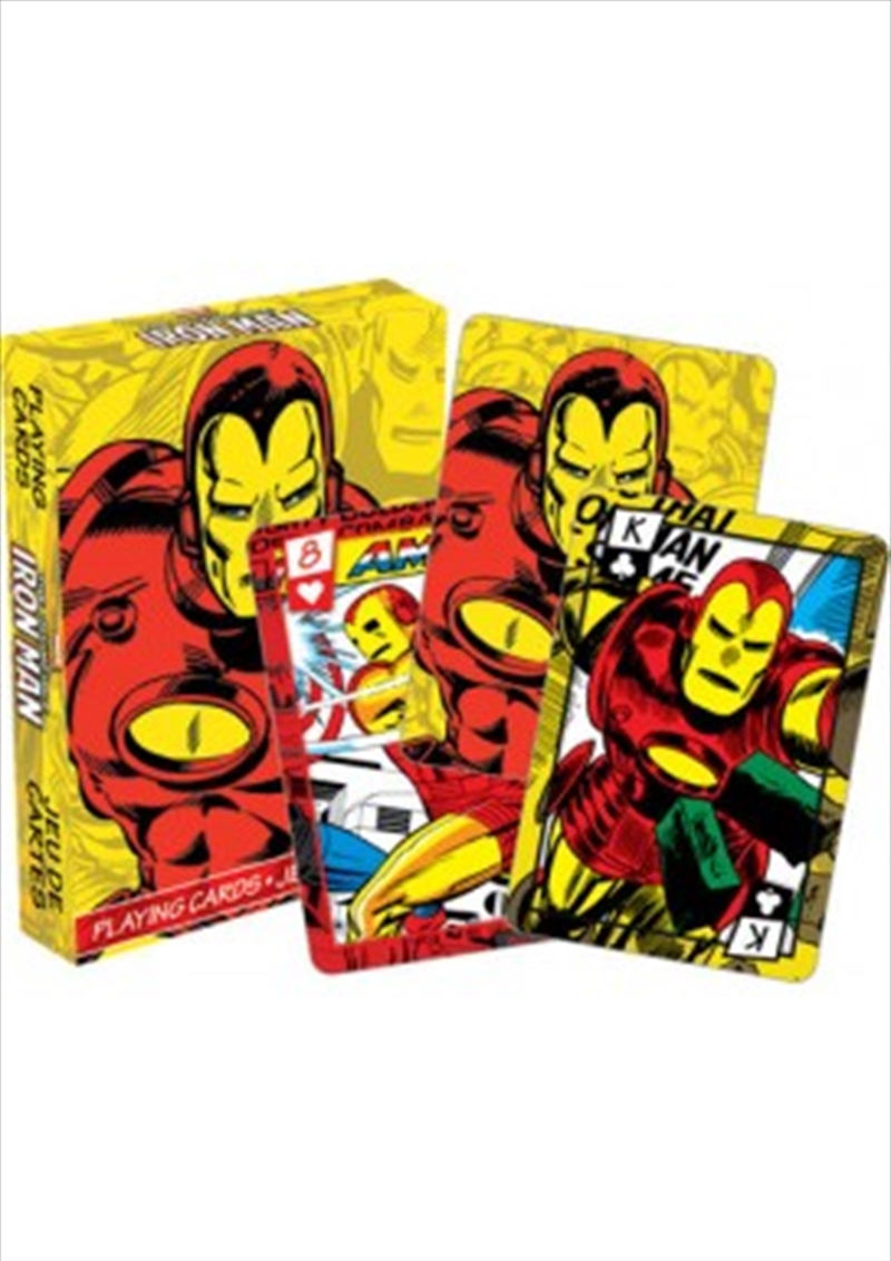 Buy Marvel - Iron Man Comics Playing Cards Online | Sanity