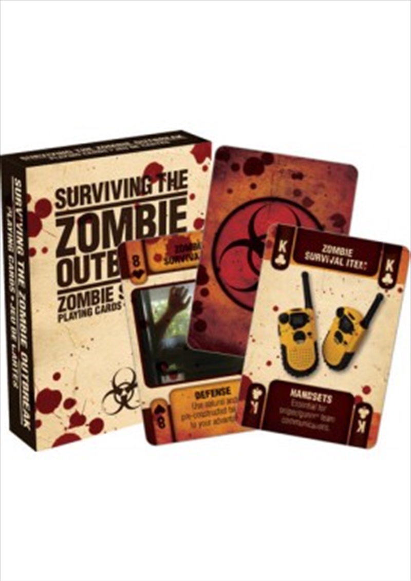 Buy Zombie Survival Playing Cards Online | Sanity