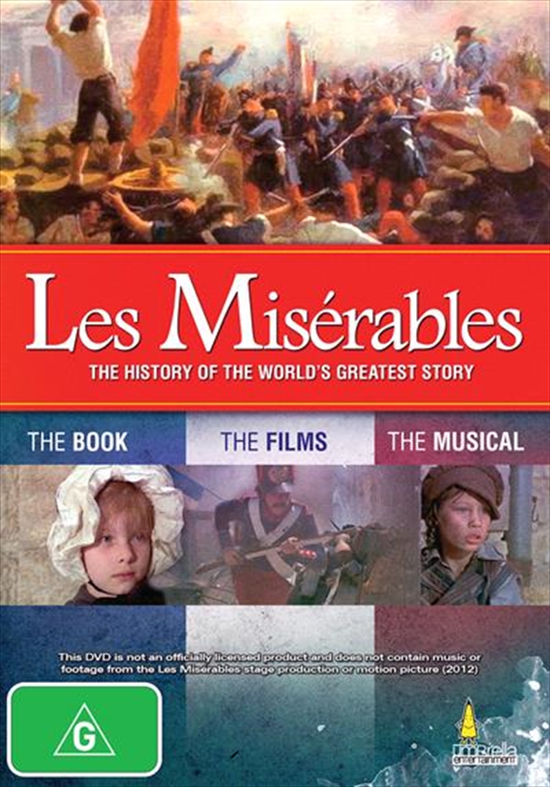 Les Miserables: The History Of The World's Greatest Story DVD | Sanity