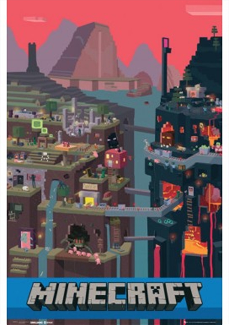 Buy Minecraft World Poster in Posters | Sanity
