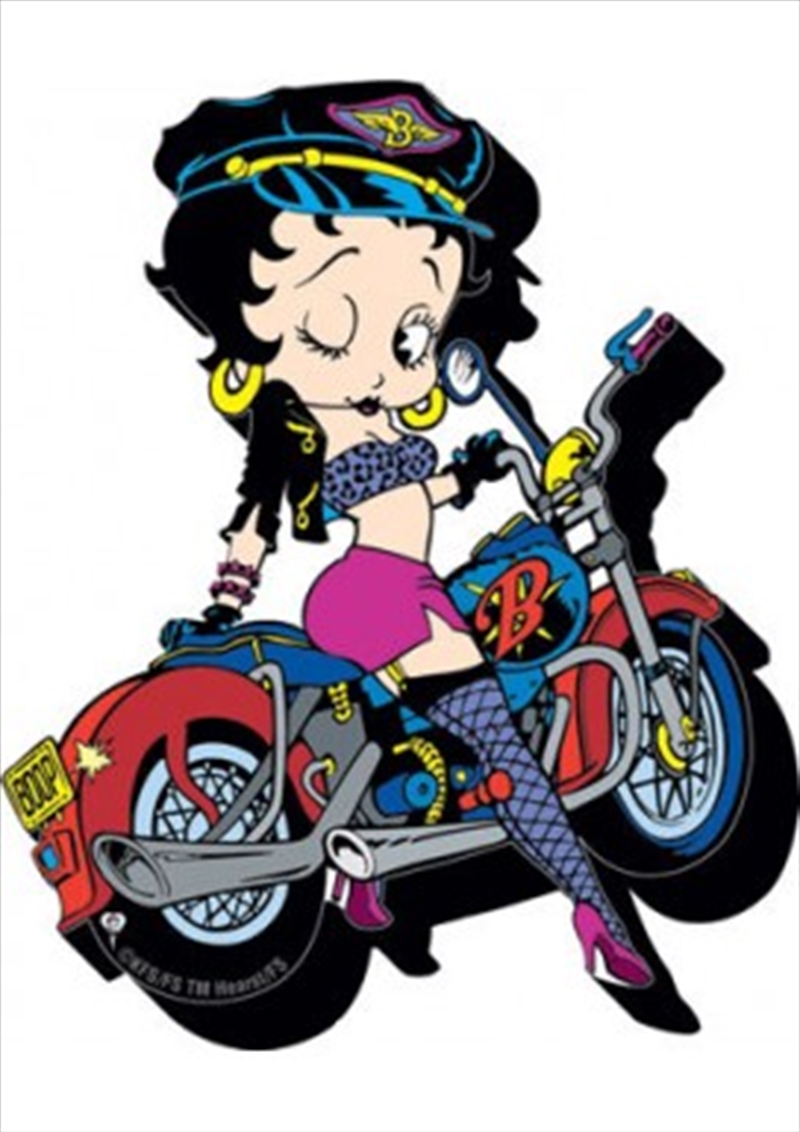 Betty Boop Biker Chunky Magnet | Sanity