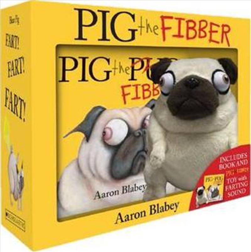 Buy Pig The Fibber+farting Plush Boxed Set by Aaron Blabey, Books | Sanity