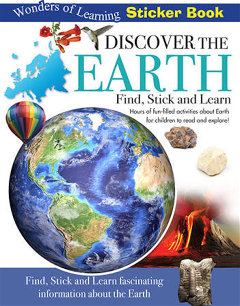 Buy Discover the Earth Sticker Book by Lake Press, Books | Sanity
