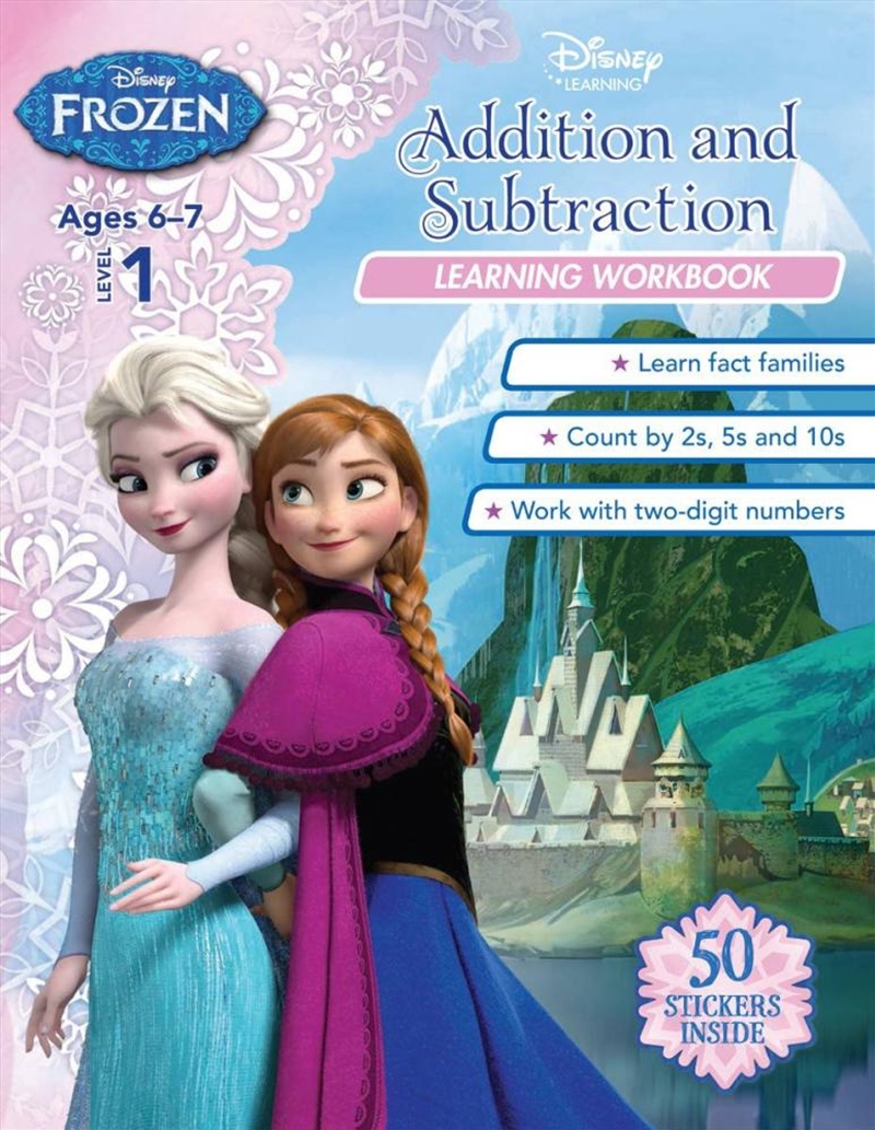 Buy Disney Frozen: Addition and Subtraction Learning Workbook Level 1 ...