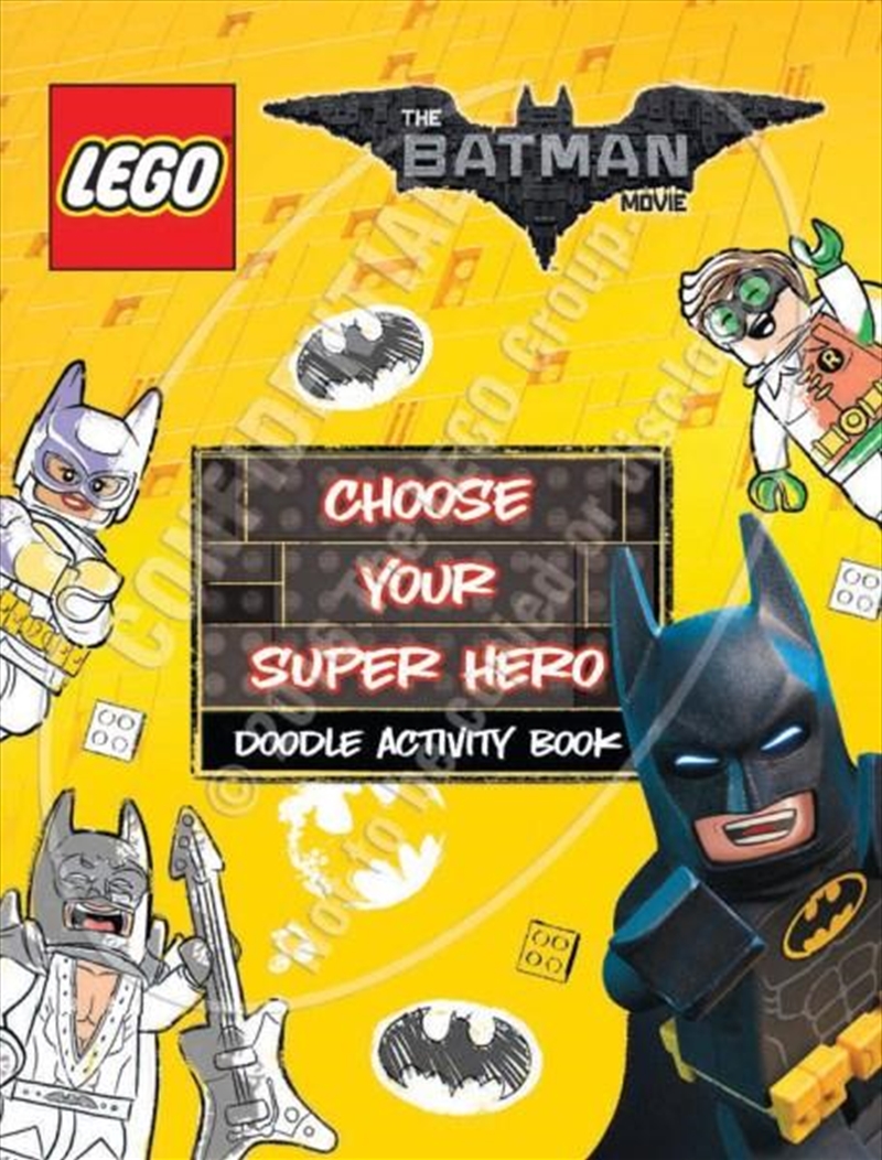 Buy LEGO: The Batman Movie: Choose Your Super Hero Doodle Activity Book ...