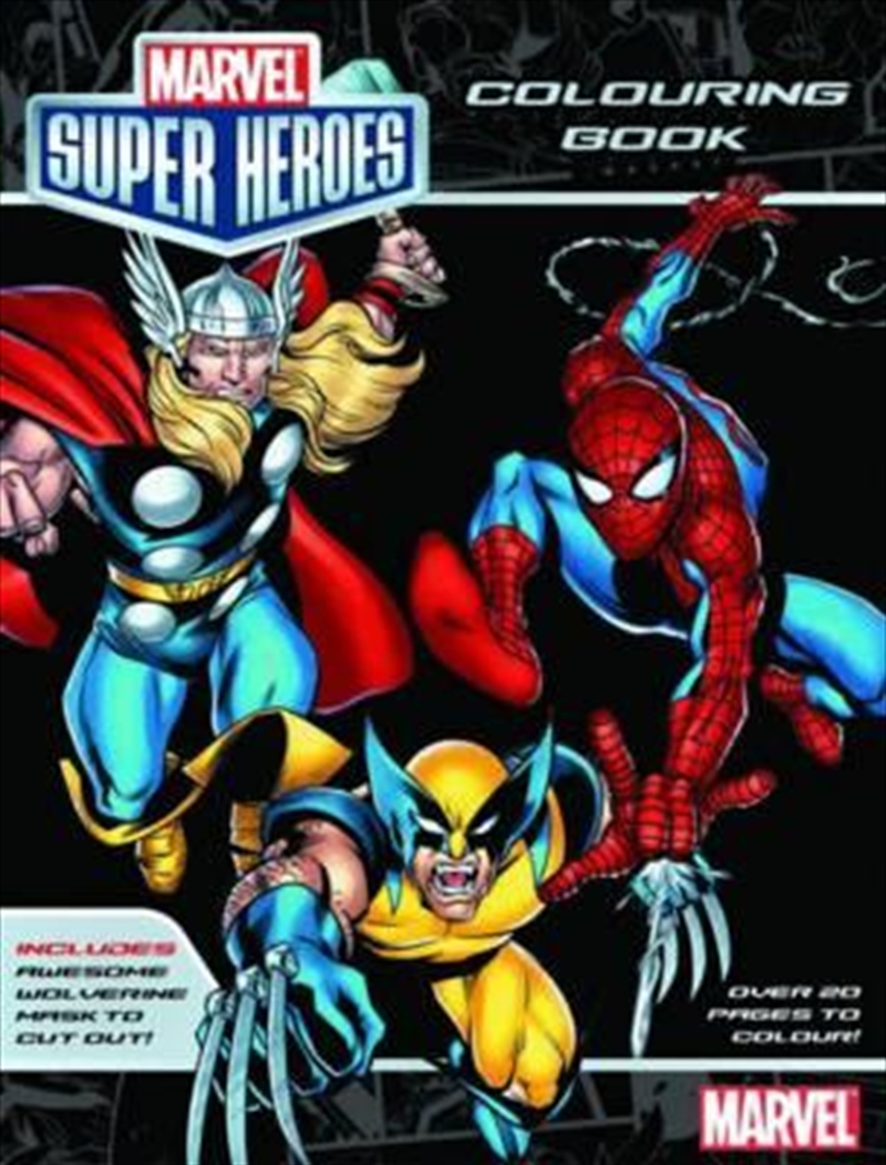 Buy Marvel: Marvel Super Heroes Colouring Book Online | Sanity