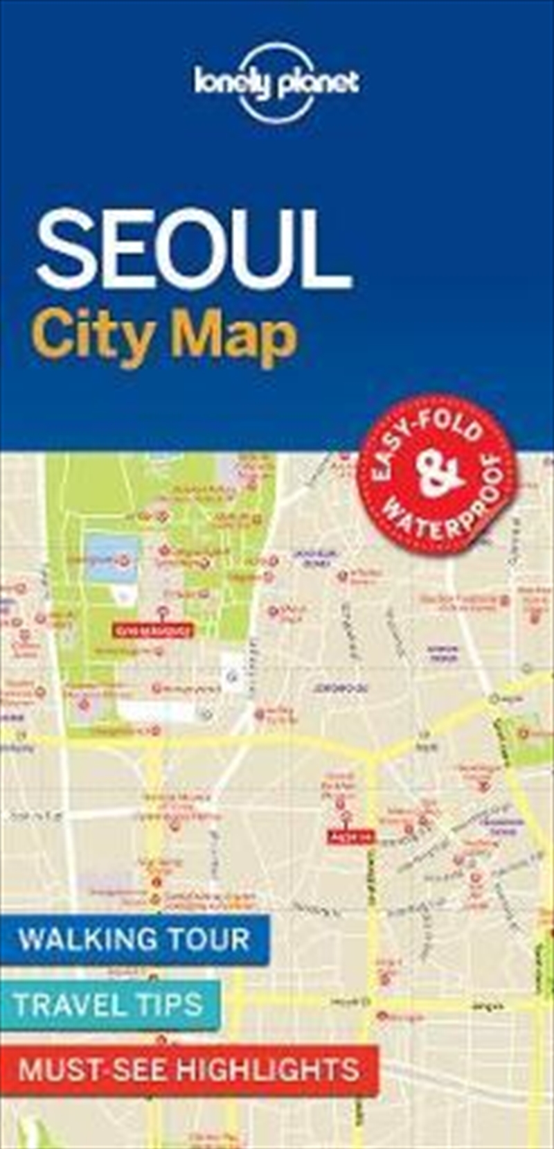 Buy Lonely Planet Seoul City Map Online | Sanity