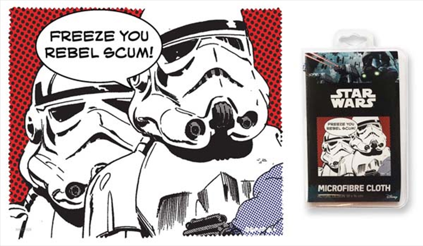 Buy Star Wars Stormtrooper Rebel Scum Quote Microfibre Cloth | Sanity