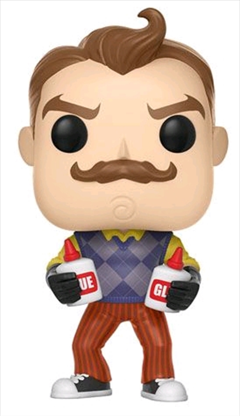 Buy Hello Neighbor: The Neighbor with Glue US Exclusive Pop Vinyl | Sanity