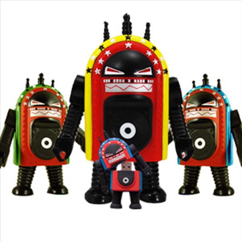DJ Shadow And Cut Chemist: Juke Bot: Bundle Figurine and USB, Figurines ...