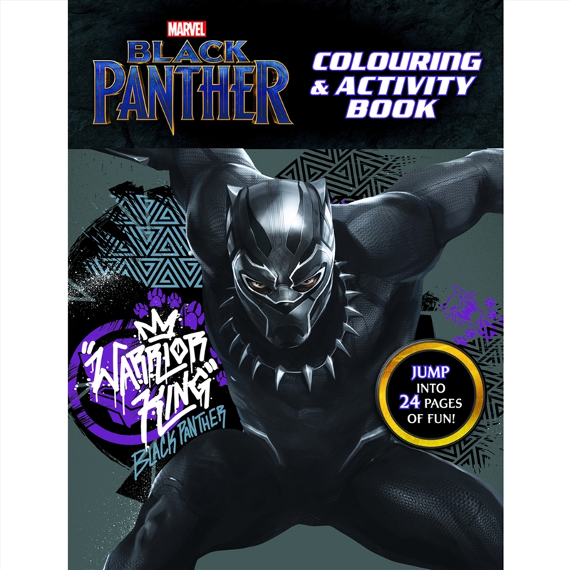 Buy Marvel Black Panther -Colouring Book in Books | Sanity