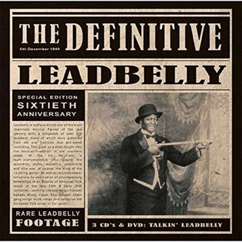 Buy Leadbelly - Definitive Leadbelly: 60th Anniversary Edition (4CD) on ...