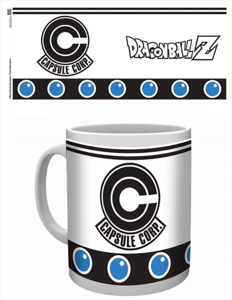 Buy Dragon Ball Z - Capsule Corp Logo White Mug, Dragon Ball Z ...