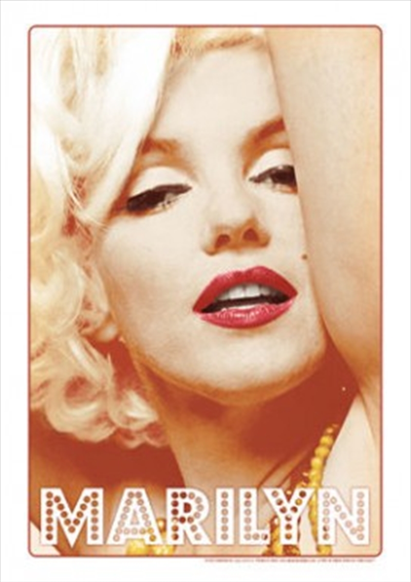 Buy Marilyn Glamour Tin Sign Online | Sanity
